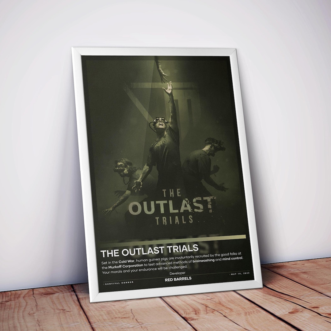 Outlast Trials Poster | Video Game Poster | 4 Colors | High Quality ...