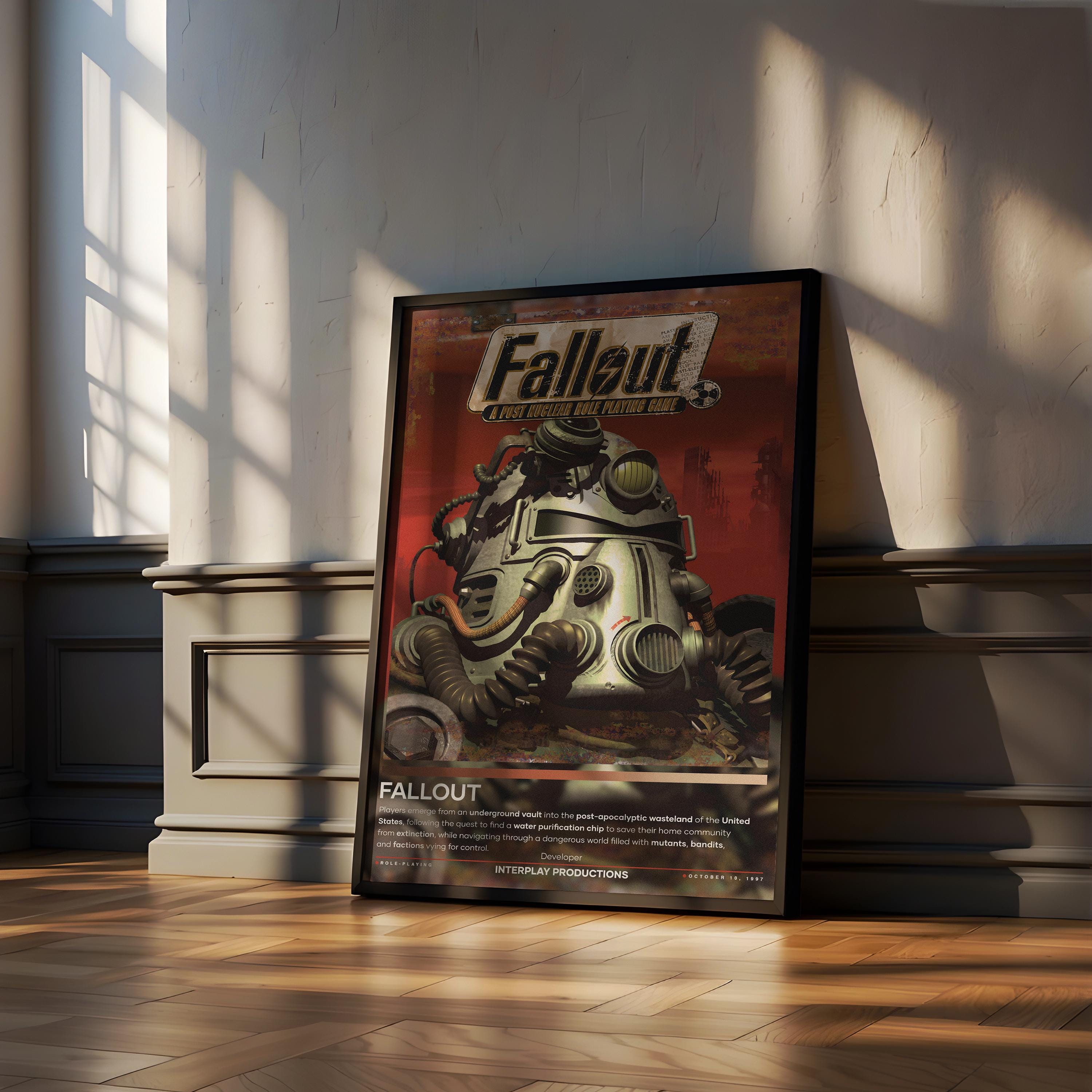 Fallout Poster | Video Game Poster | 4 Colors | High Quality Print ...