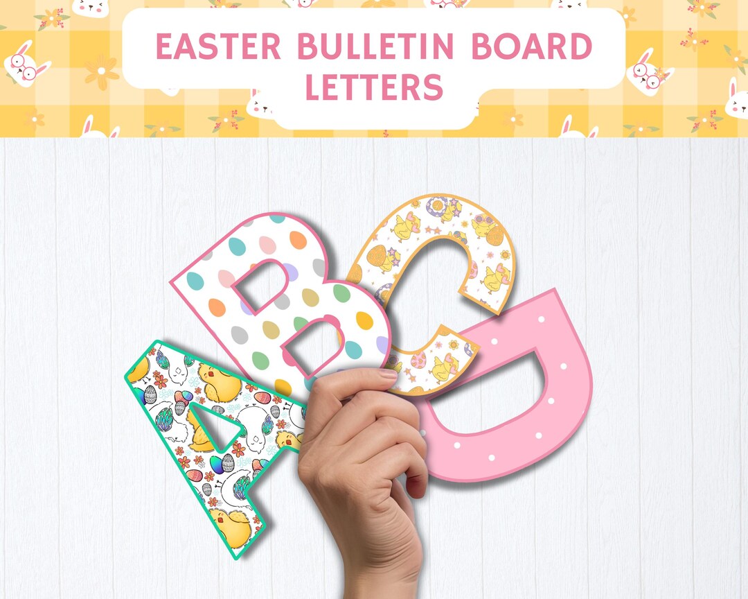 Easter Bulletin Board Letters, Easter Bulletin Board, Easter Banner ...