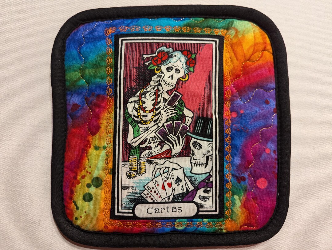 Day of the Dead - Cartas - Cards - Hot Pad - Etsy