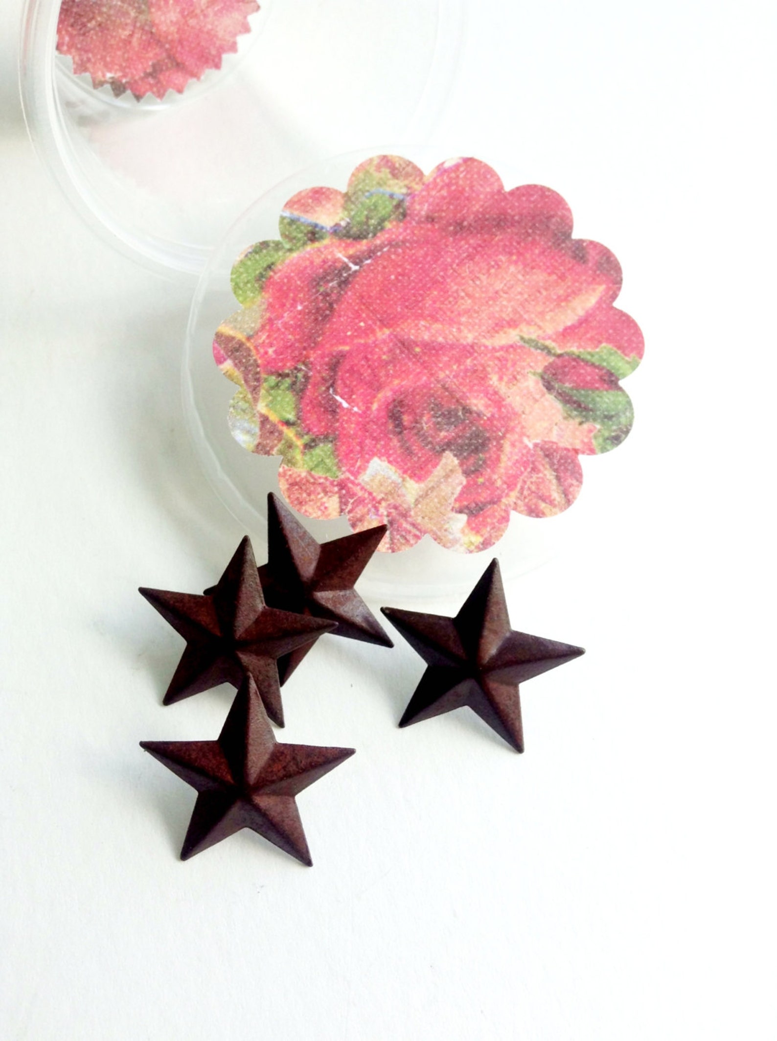 OH My STARS 4 Push Pins With Decorative Container for Giving - Etsy