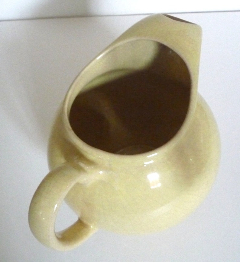 Lu Ray Yellow Water Pitcher - Etsy