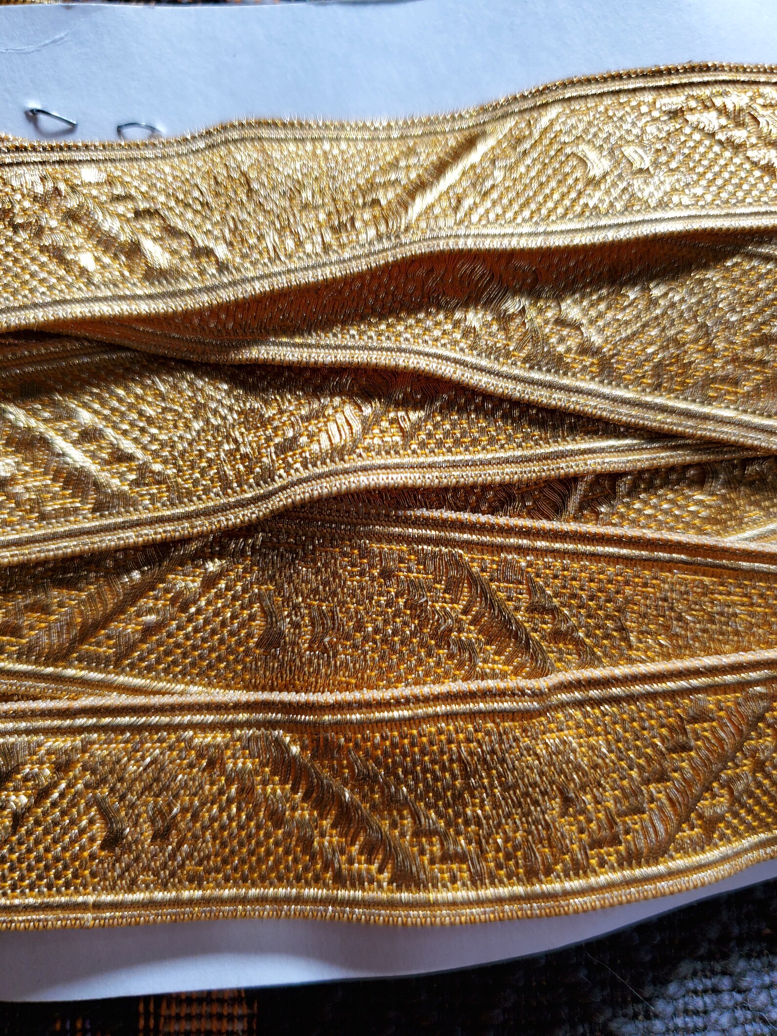 Metallic Gold Liturgical Vestment Trim Jacquard 3/4 x 5 | Etsy
