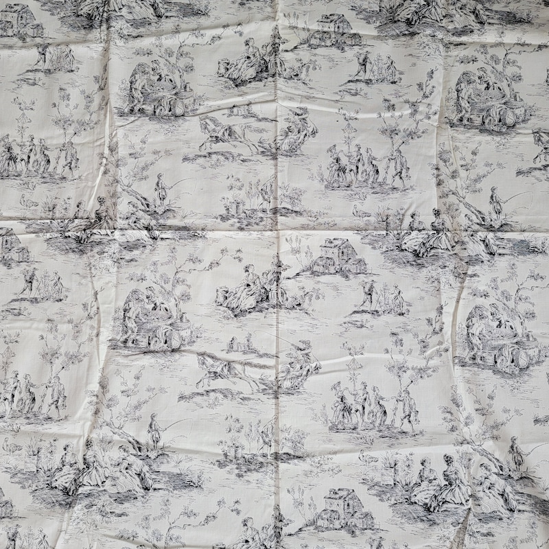 Toile Fabric by the Yard - Etsy