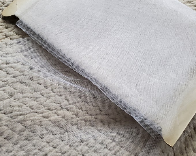 Vintage Millinery Veiling Netting Net Fabric 2 Yards Hat Veil White ...