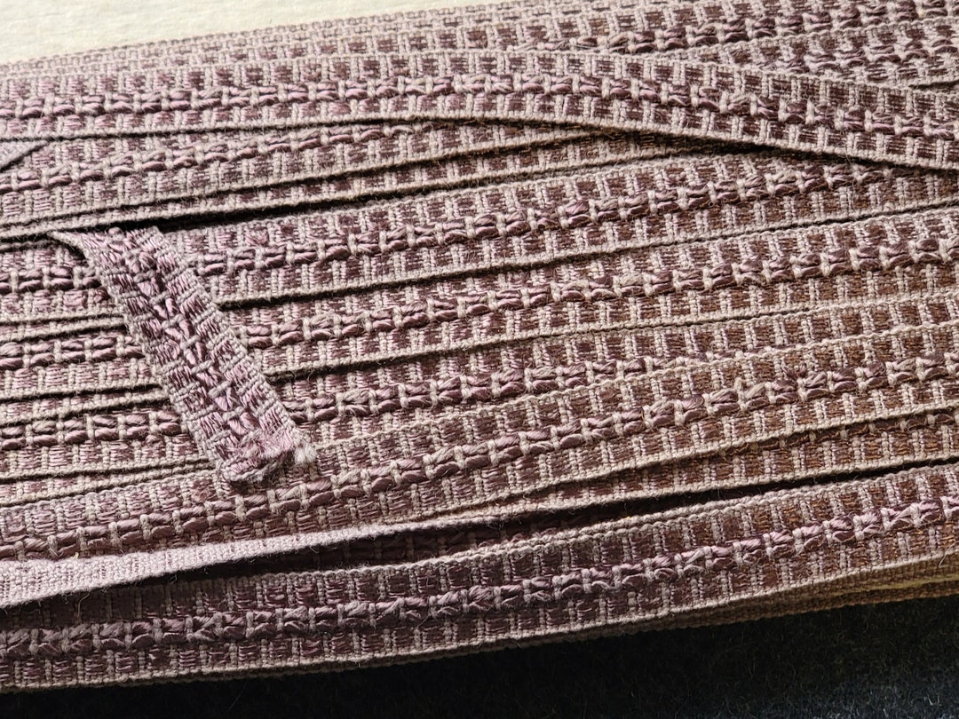 Vintage Cotton Upholstery Gimp Braid Trim - Purple Brown - Etsy