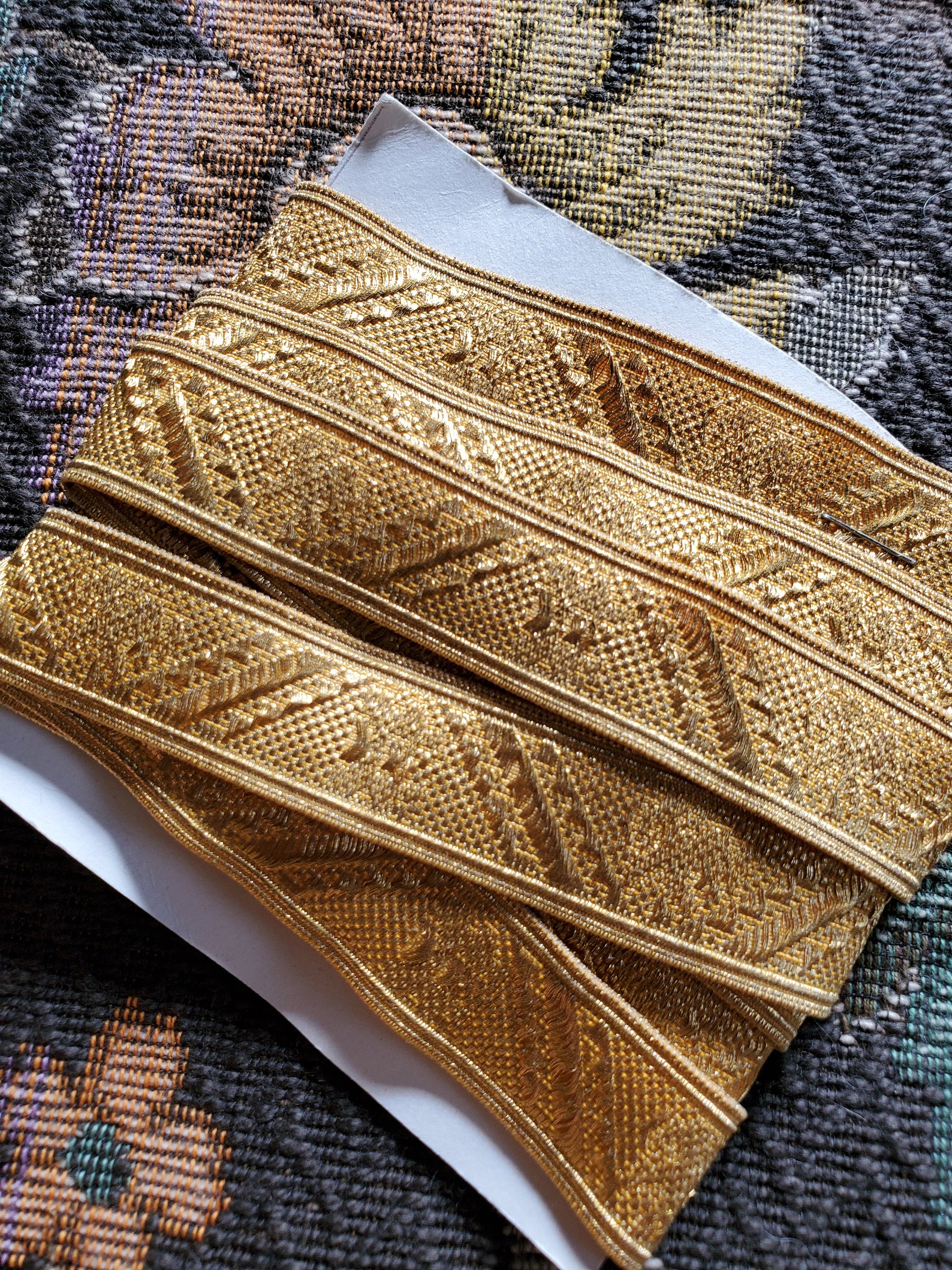 Metallic Gold Liturgical Vestment Trim Jacquard 3/4 x 5 | Etsy