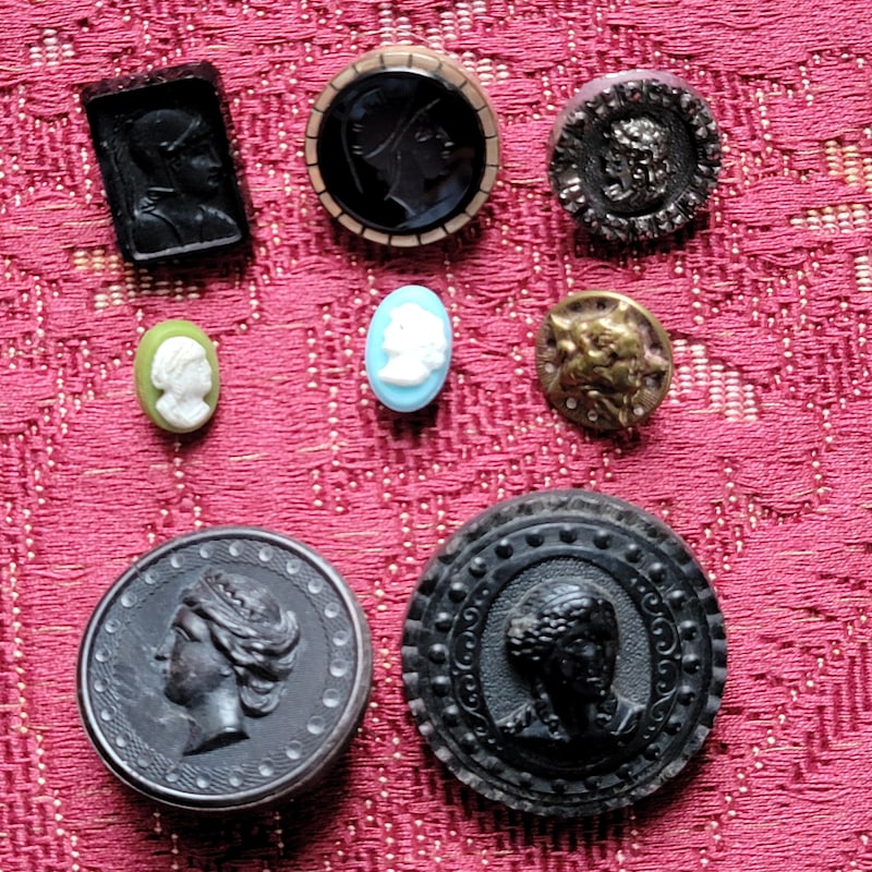 Cameo Buttons - Etsy