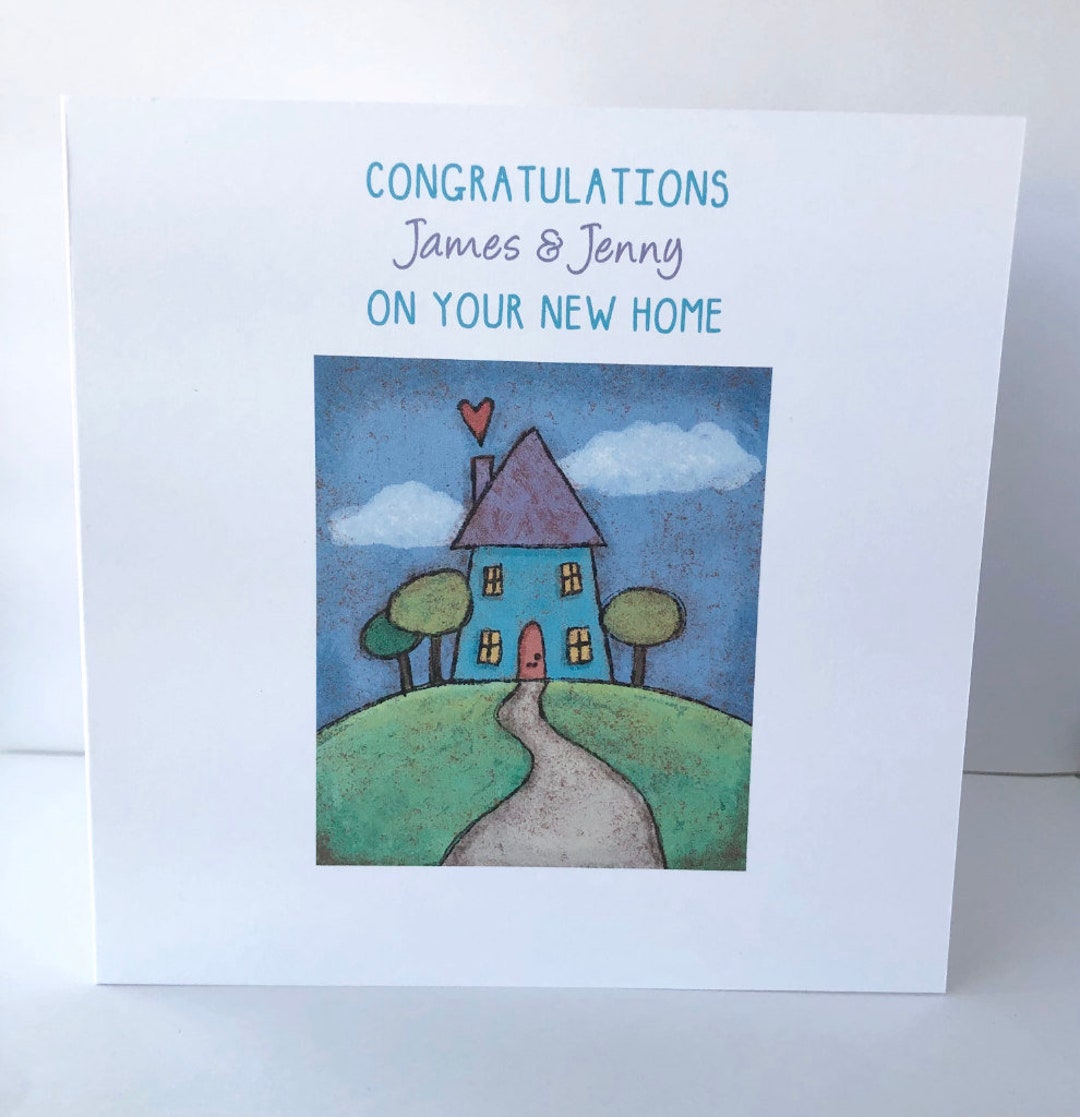 New Home Card New House First Time Home Owner Card - Etsy