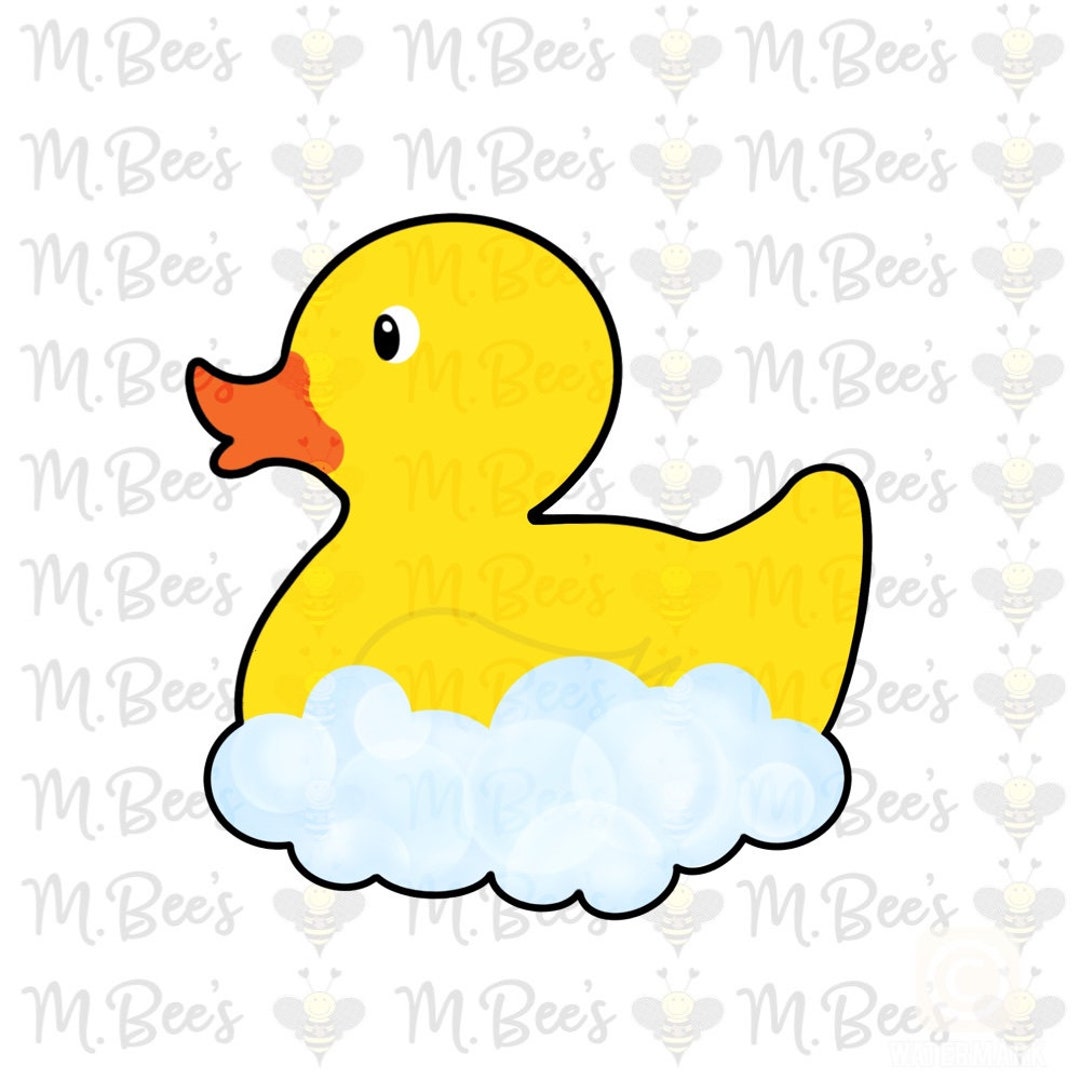 Rubber Ducky Animal Cookie Cutter Baby Shower Bath Bubbles Bird ...