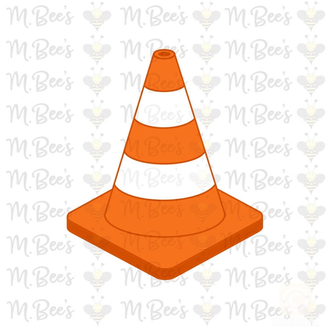 Traffic Cone Cookie Cutter Car Vehicle Drive Licensed Driver - Etsy