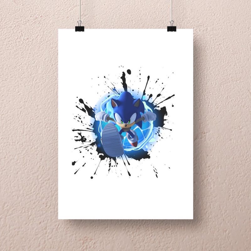 Sonic Poster - Etsy