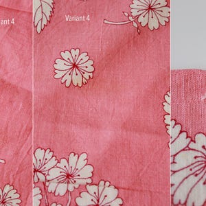 Vintage 1950s Pink and White Flower Cotton Feed Sack - Etsy