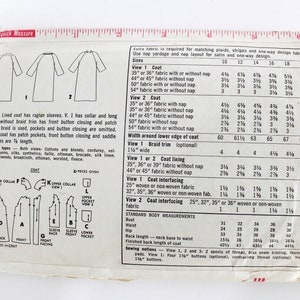1960s Coat Sewing Pattern Simplicity 3620, Mod Coat Vintage Pattern ...