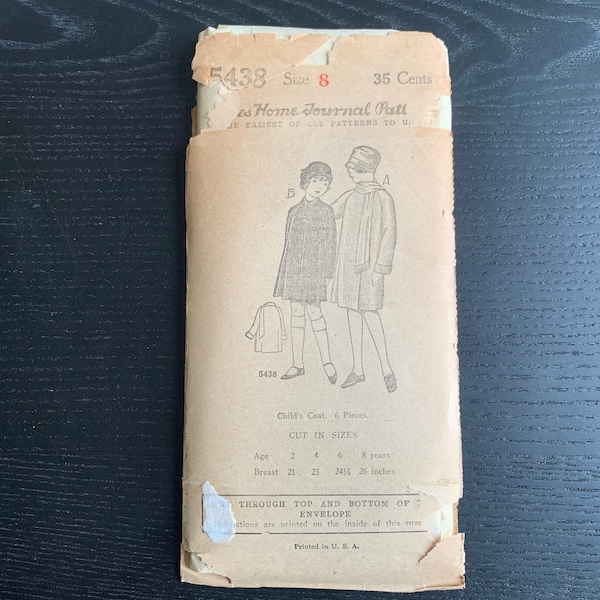 1920s Sewing Pattern - Etsy