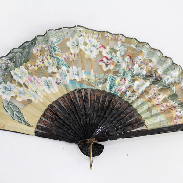 Hand Painted Fan - Etsy