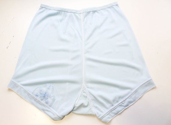 1960s Baby Blue Bloomers, Small, by Hanna, Nylon Vint… - Gem
