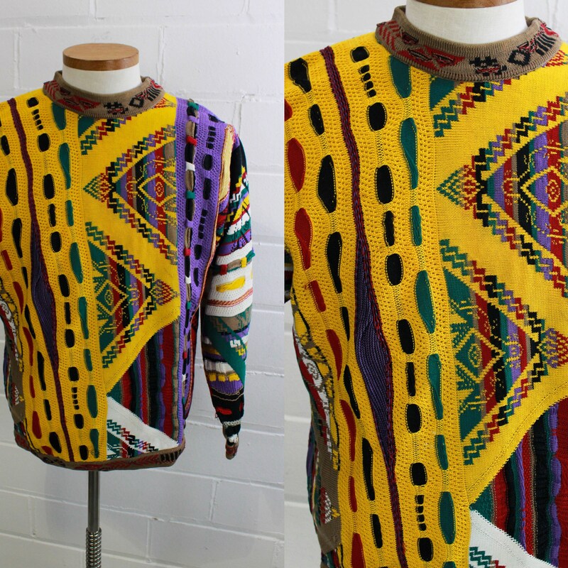 Coogi Sweater - Etsy