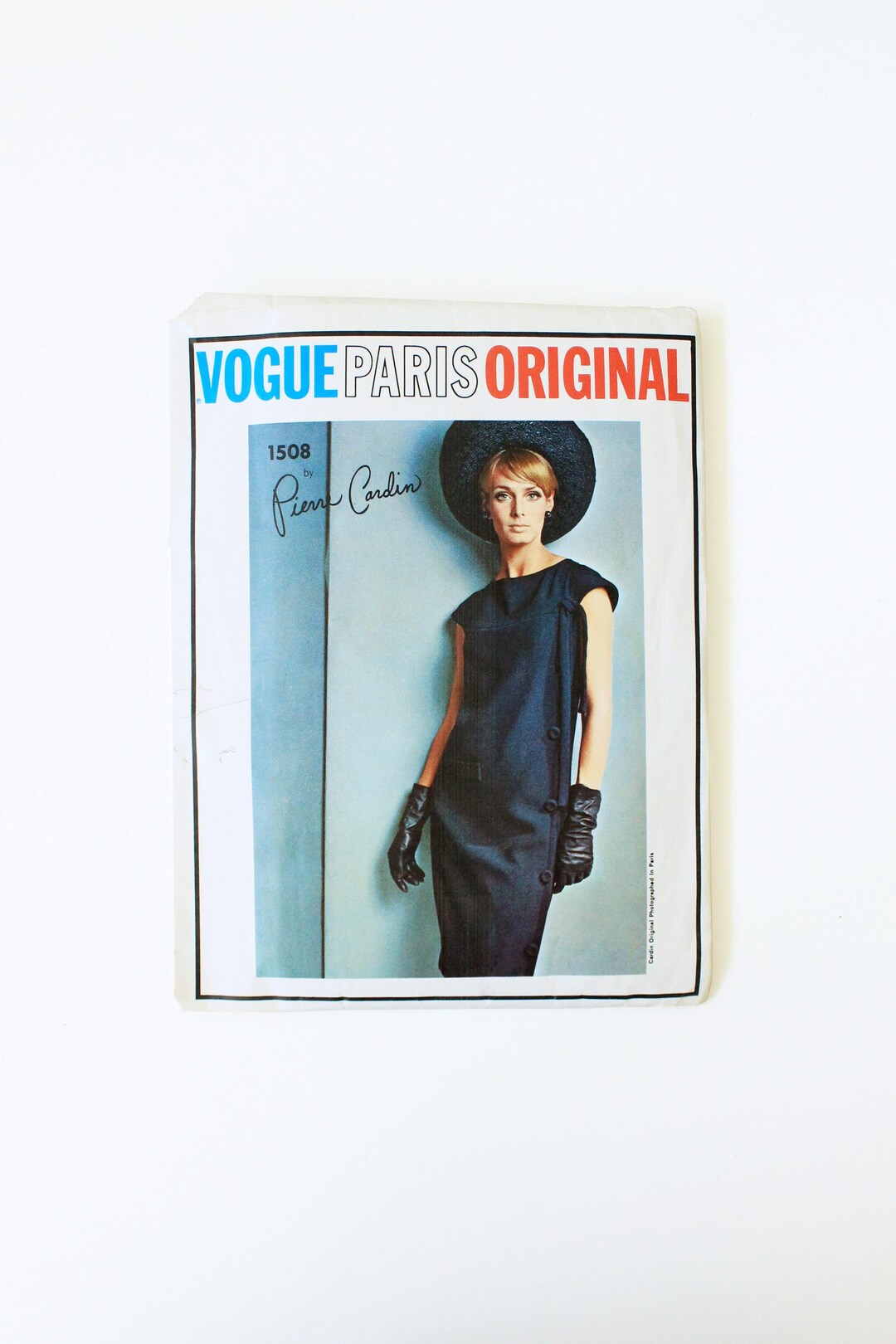 1960s Dress Pierre Cardin Rare Vogue Paris Original 1508 Sewing Pattern ...