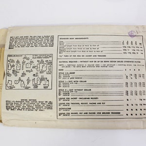 1940s Boys Child's Sewing Pattern Simplicity 4880, Jacket, Shirt and ...