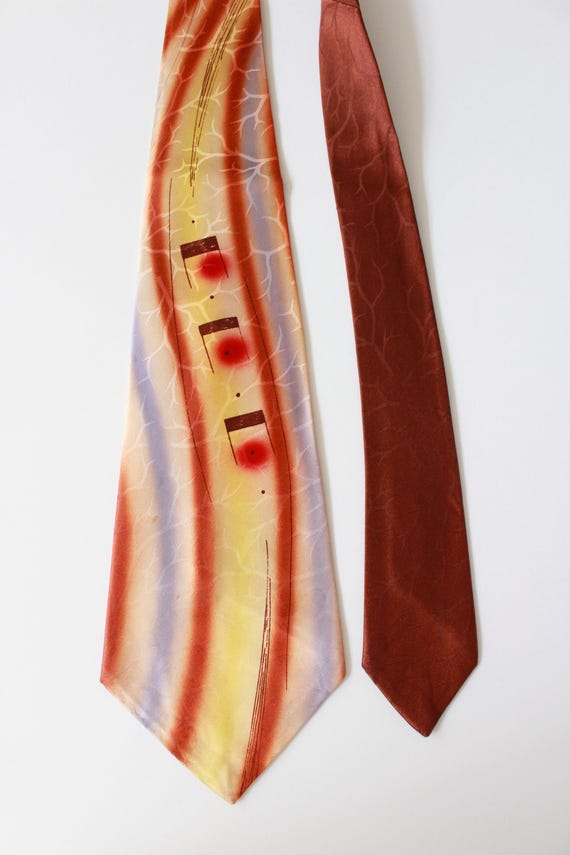 Vintage Late 1940s Hand Painted Musical Note Autumnal… - Gem