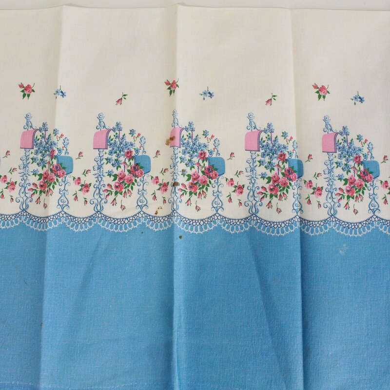 Border Print Fabric - Etsy