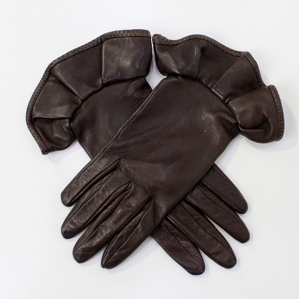 Leather Ruffle - Etsy