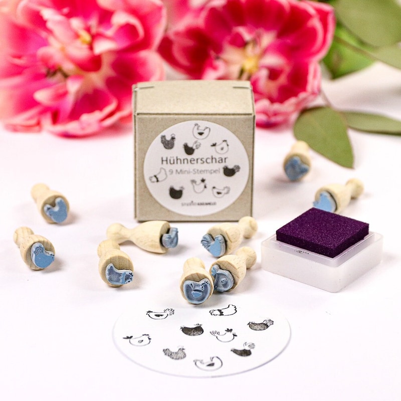 Chicken Stamps - Etsy