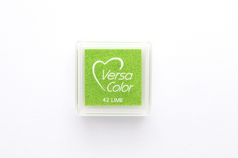 Ink Pad Versacolor LIME No. 42 Small Ink Pad Green Ink Pad - Etsy