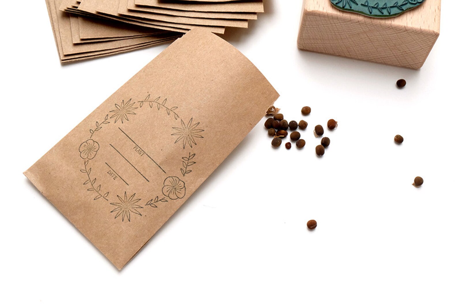 10 Seed Packets Envelopes Kraft Wedding Favor Envelopes Small | Etsy