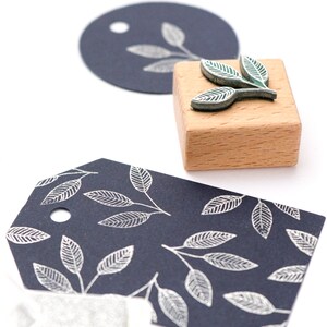 Mini Stamp BEECH LEAF, Plant Stamp, Leaf Stamp, Tree Stamp, Stamp for ...