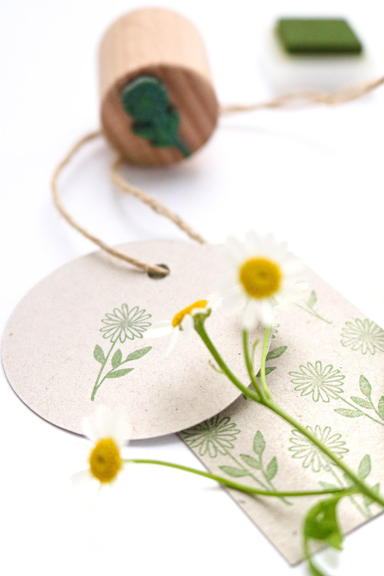 Mini Stamp FLOWER, Plant Stamp, Flower Stamp, Deco Stamp, Stamp for ...