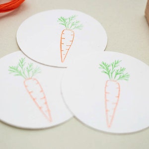 Rubber Stamp Carrot, Happy Easter, Mini Stamp, Easter Stamp, Vegetable ...