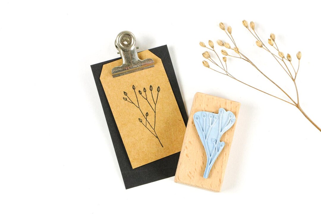 Botany Stamp NIPPLEWORT, Botanical Stamp, Garden Stamp, Label Stamp ...