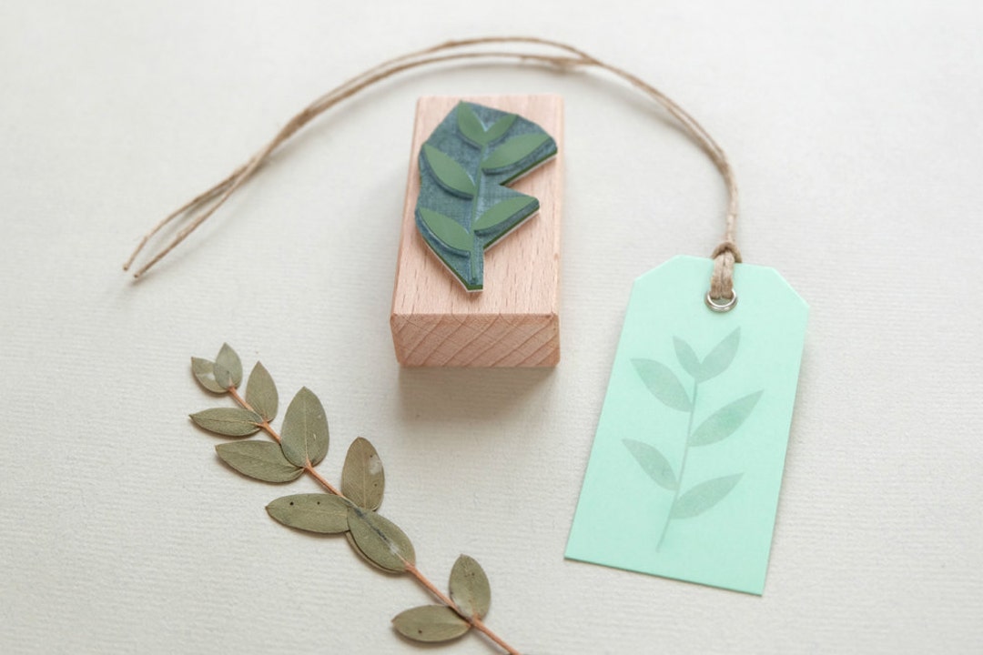 Botanical Rubber Stamp Coral Beed Plant, Floral Stamp, Plant Stamp ...