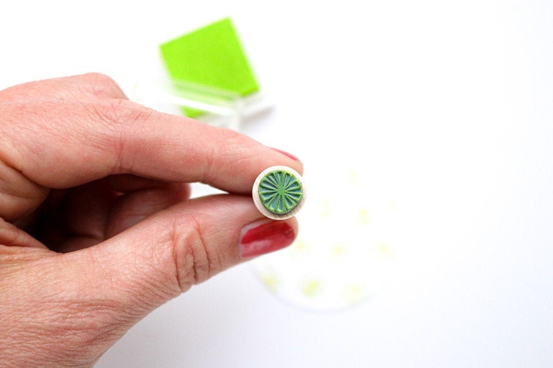 Stamp Blossom CHICORY , Floral Mini Stamp, Blossom Stamp for Wedding ...