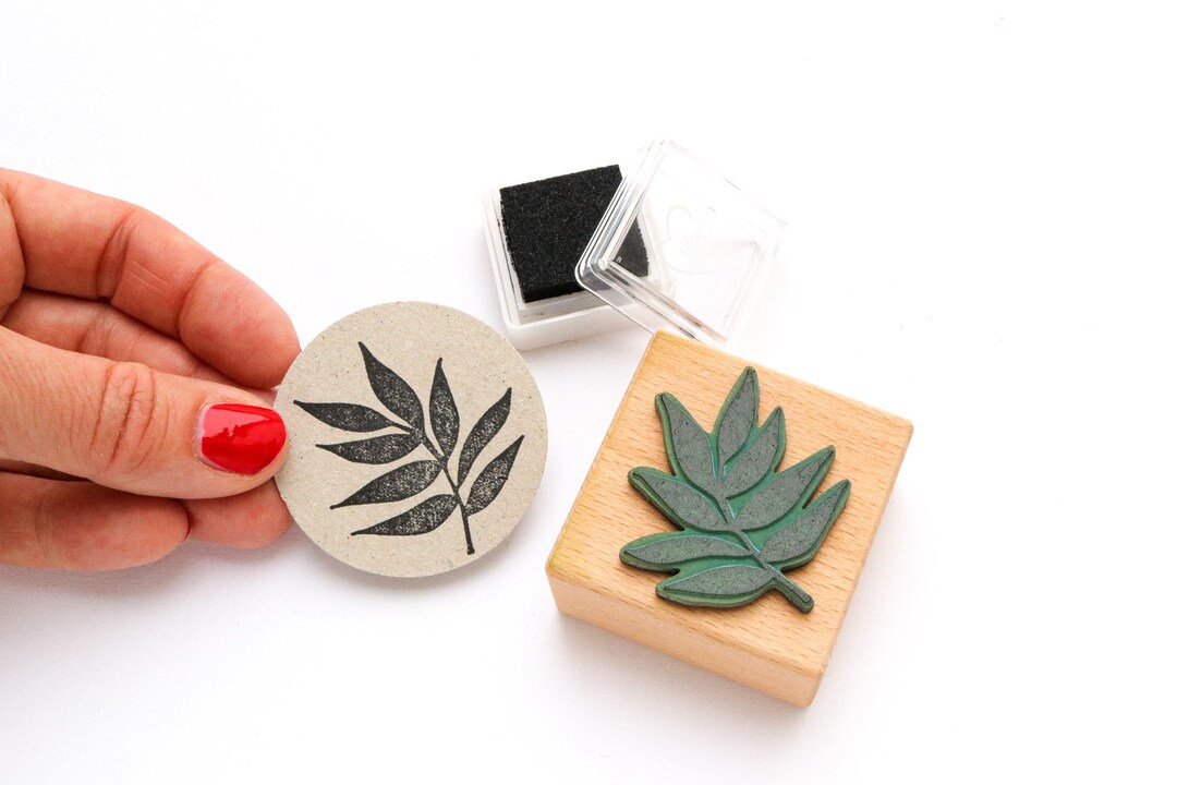Plant Stamp ASH TREE LEAF, Leaf Stamp, Botanical Stamp, Plant Stamp ...