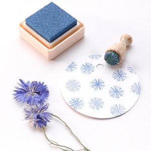 Stamp Set Blossoms, Tiny Stamps, 9 Little Rubber Stamps in a Box ...