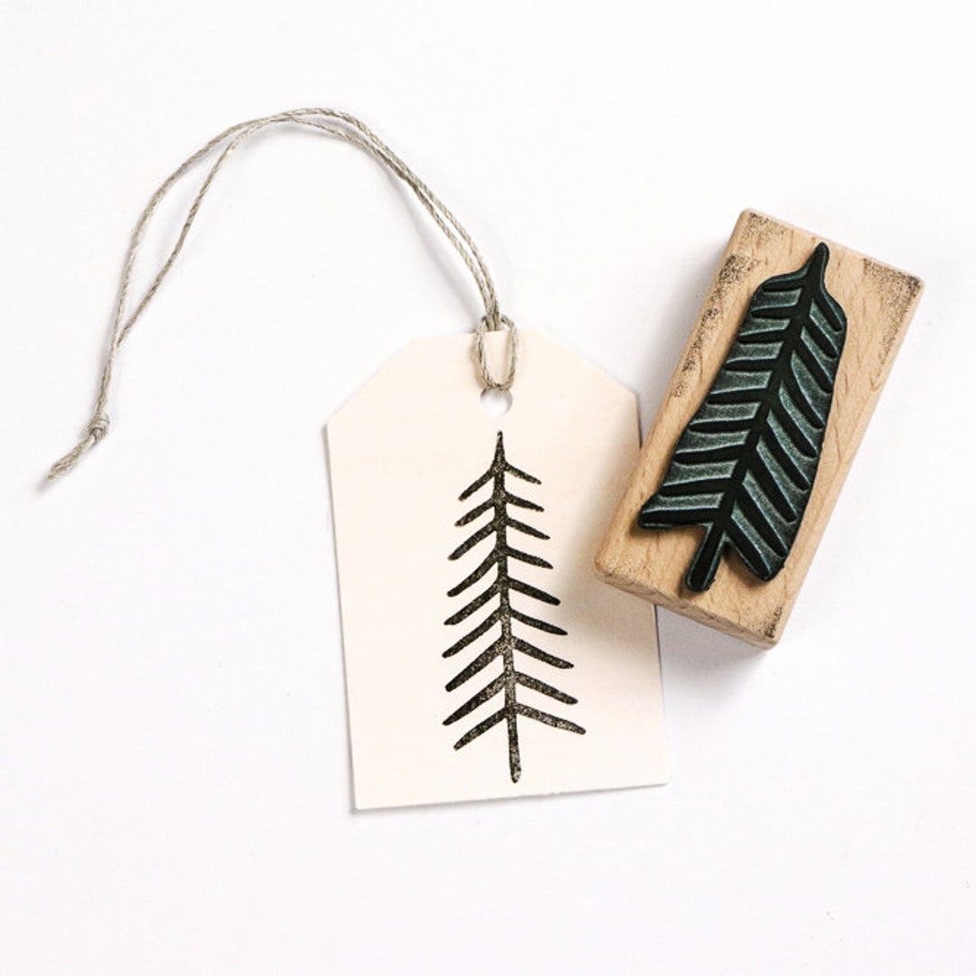 Stamp FIR TREE, Christmas Stamp, Stamp for DIY Christmas Cards ...