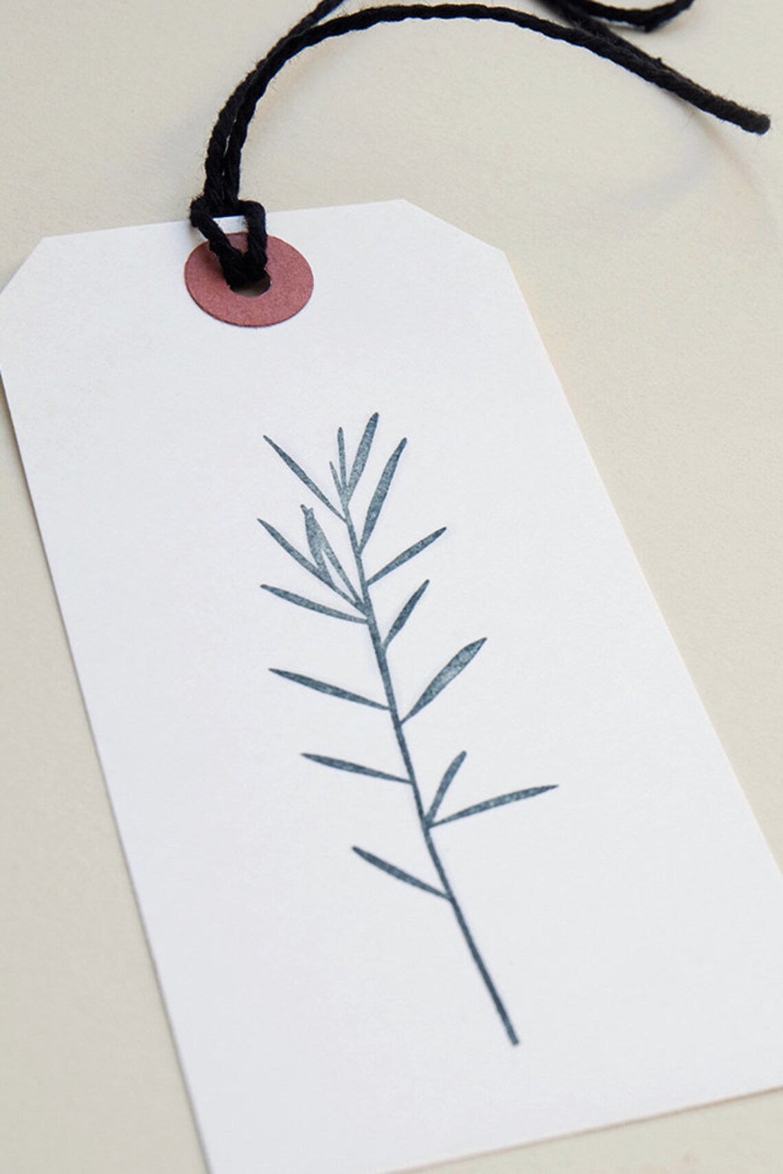 Rosemary Stamp, Plant Stamp, Floral Rubber Stamp, Rosemary Twig Stamp ...