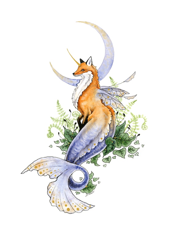 Mythical Fox Drawings