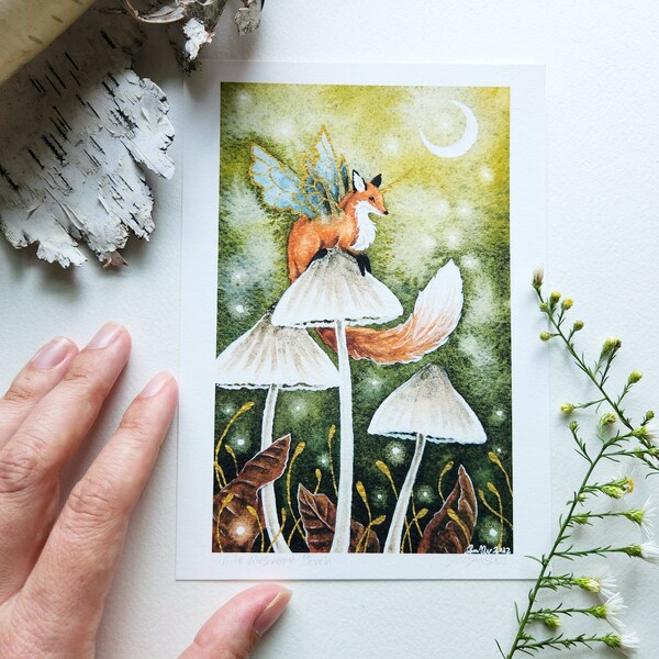 Whimsical Fox - Etsy