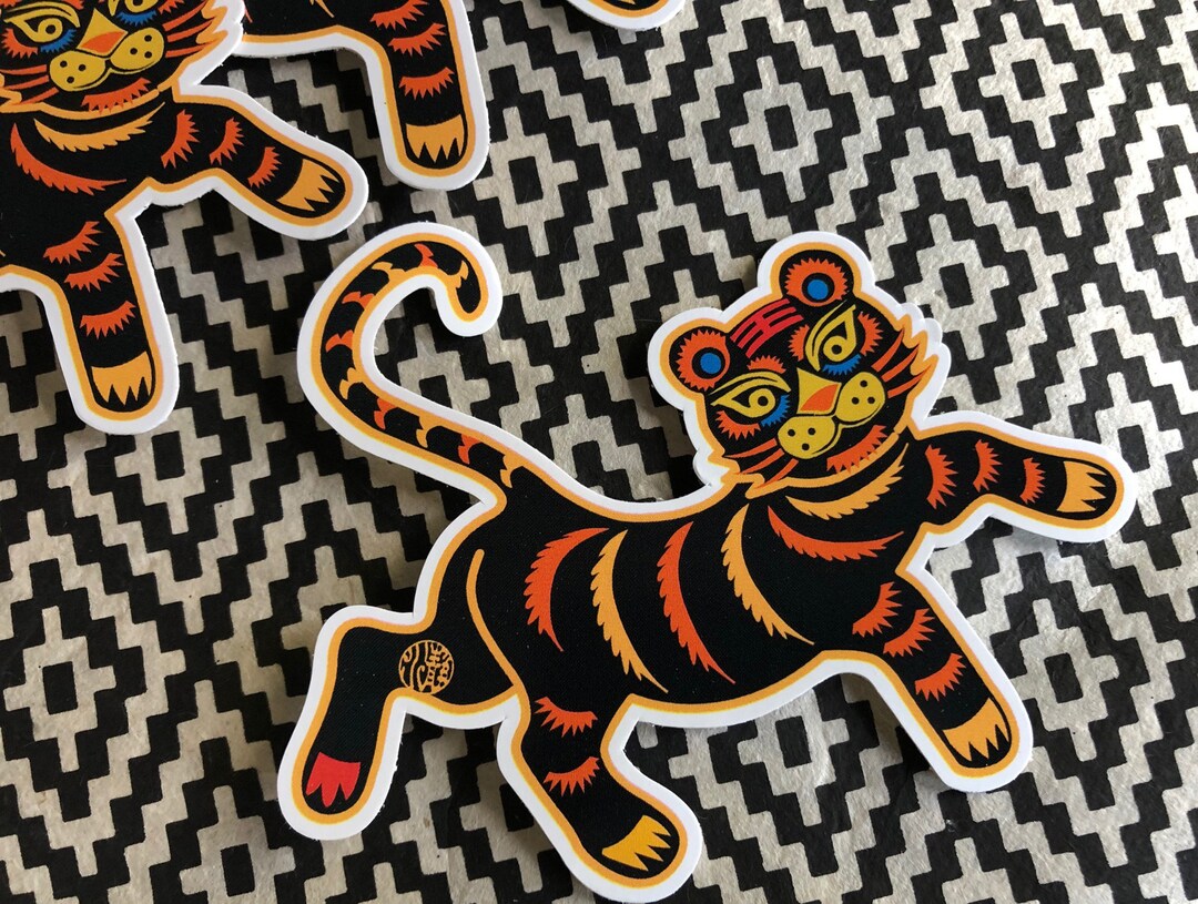 Tiger Sticker - Year of the Tiger - Vinyl Diecut Sticker - Etsy