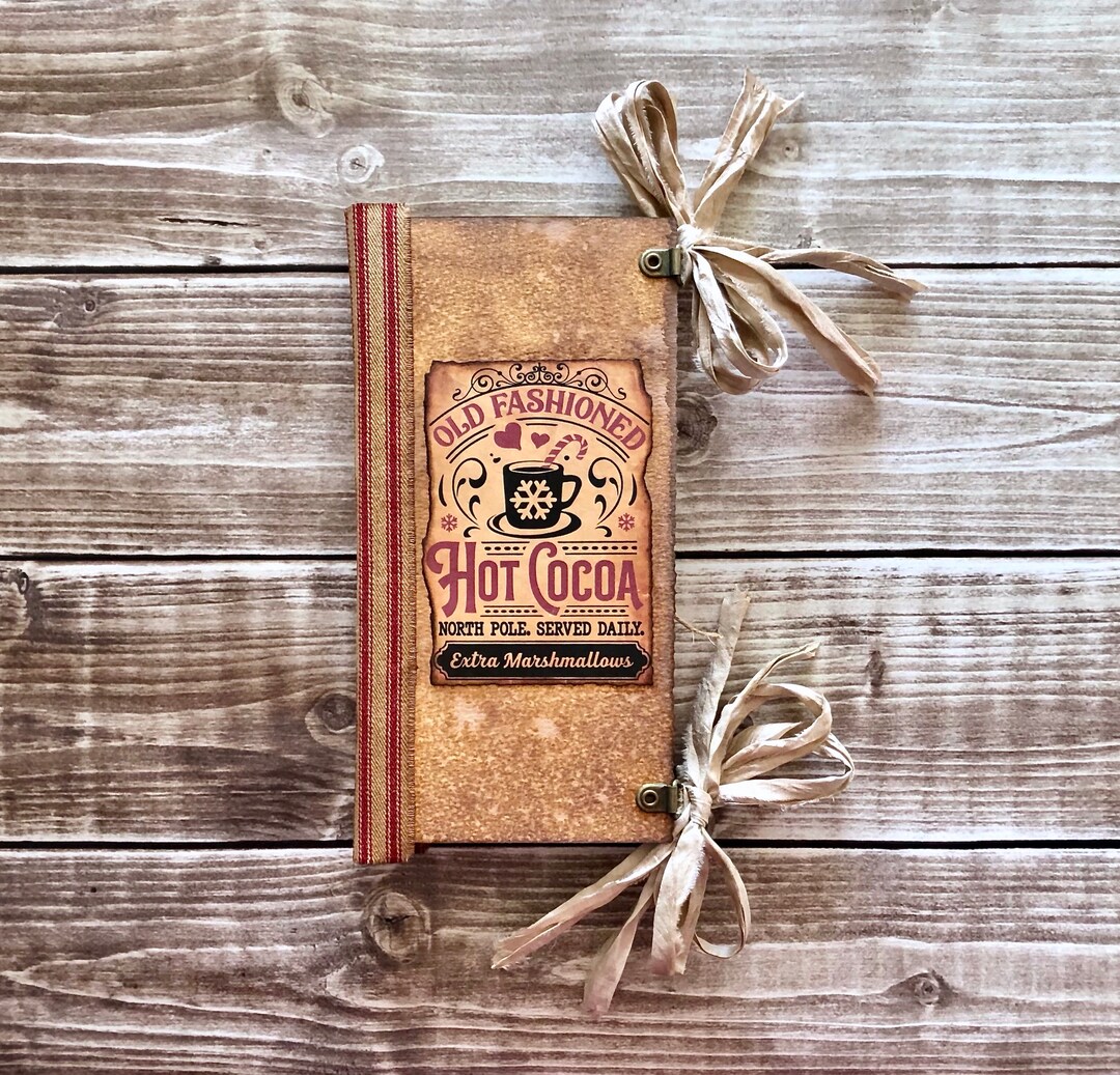Old Fashioned Hot Cocoa Cozy Journal, Winter Diary, Aged Vintage ...