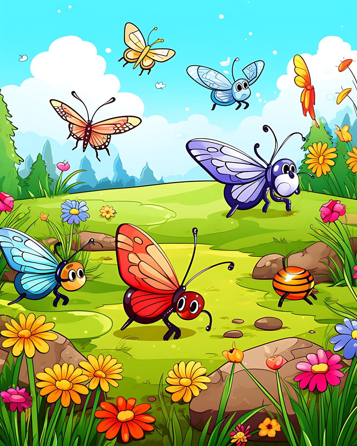 Digital Coloring Book for Kids - Etsy