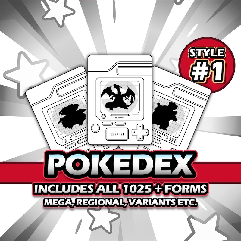 Printable Pokedex - Etsy