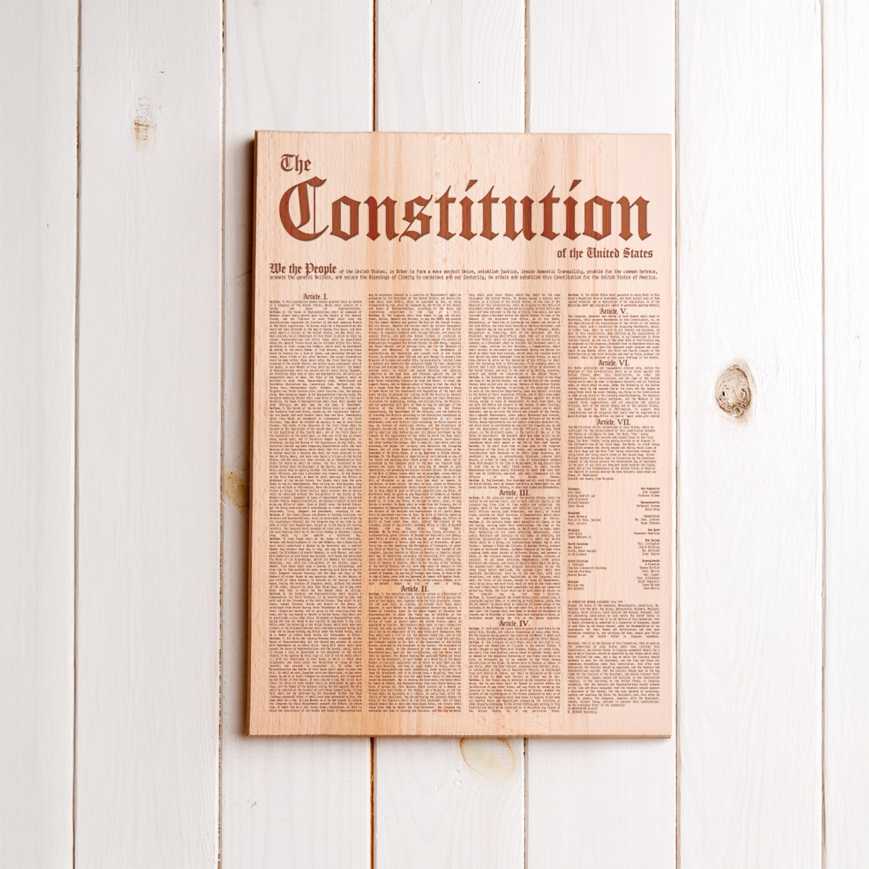 America’s Founding Laser Engrave File, Declaration of Independence, US Constitution, Bill of ...