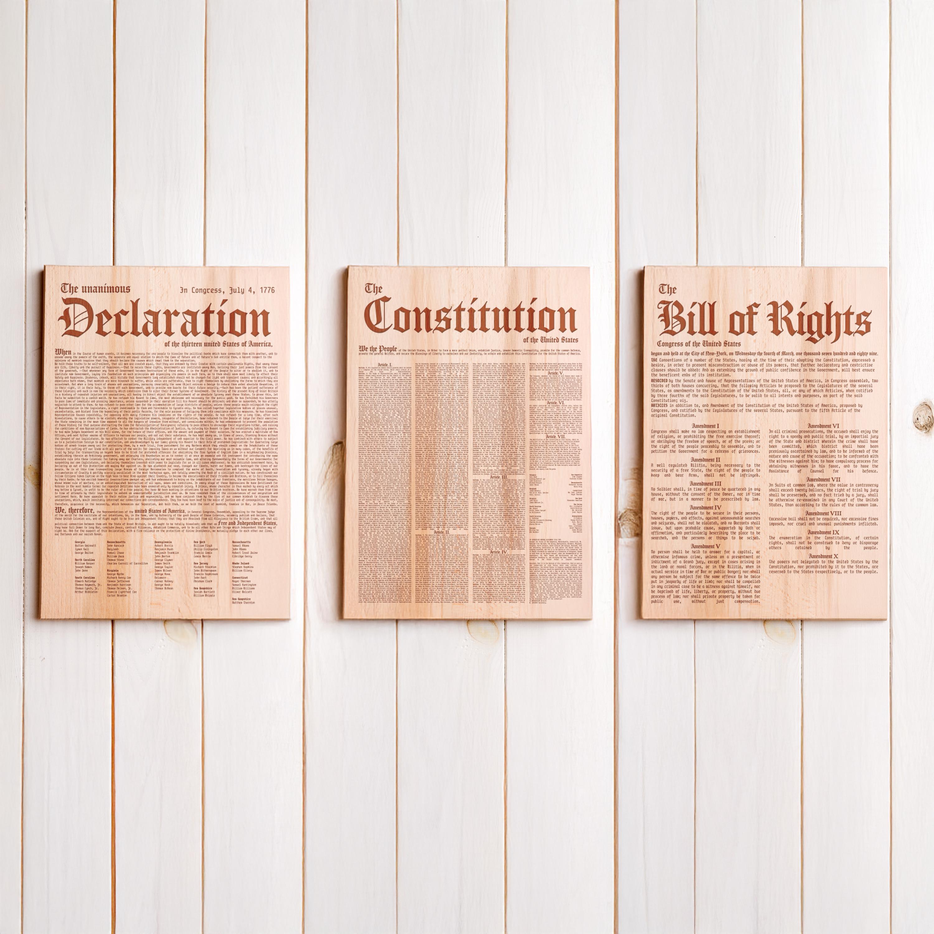 America’s Founding Laser Engrave File, Declaration of Independence, US ...