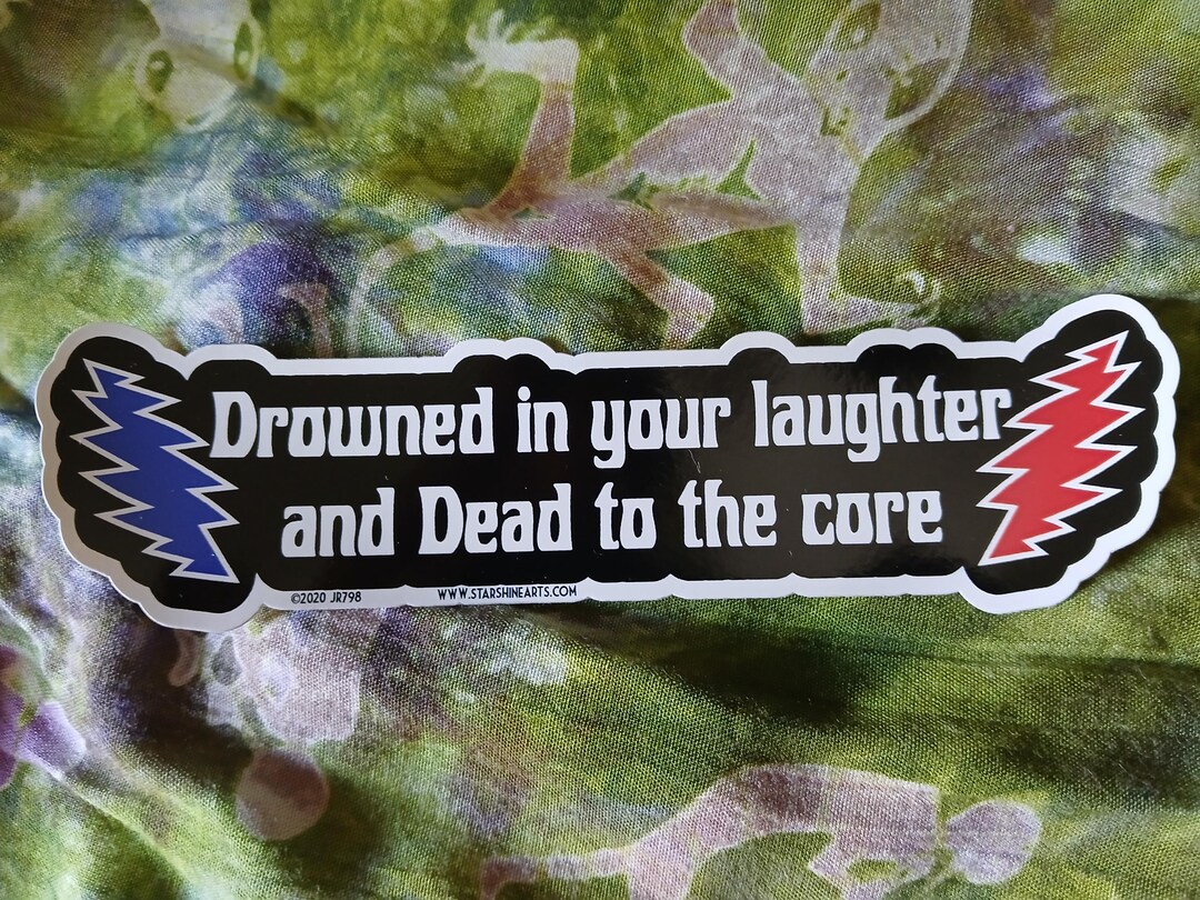 Drowned in Your Laughter and Dead to the Core Mini Sticker - Etsy
