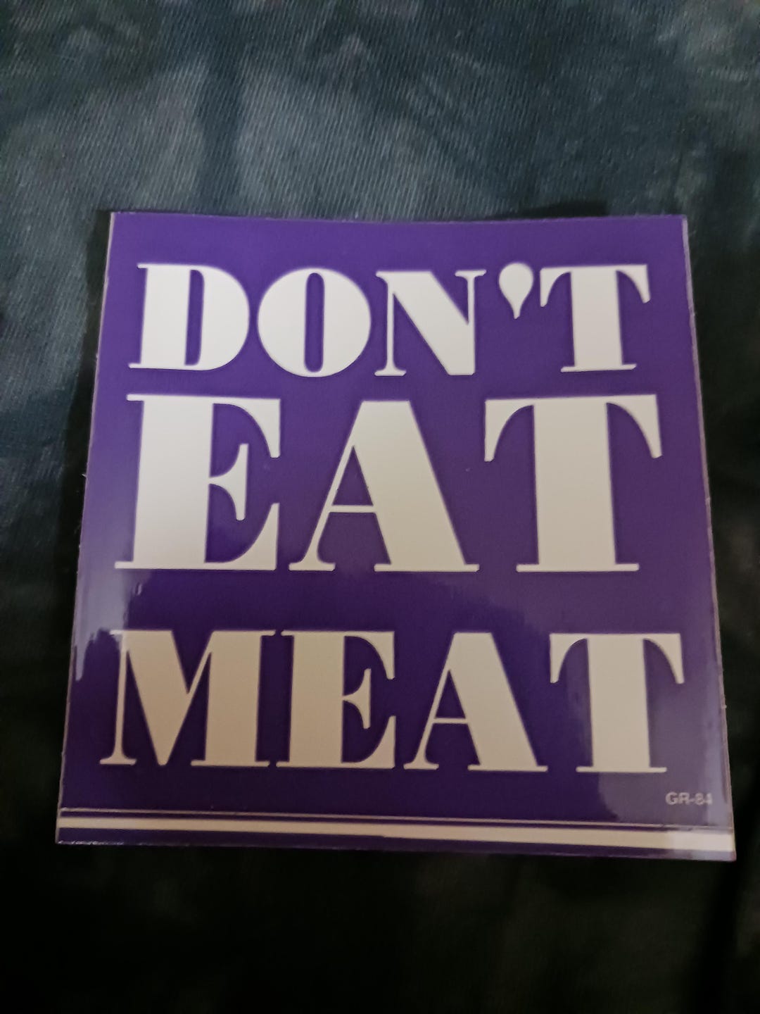 Don't Eat Meat Sticker, Vegan Sticker, Vegetarian Sticker, Love Our ...